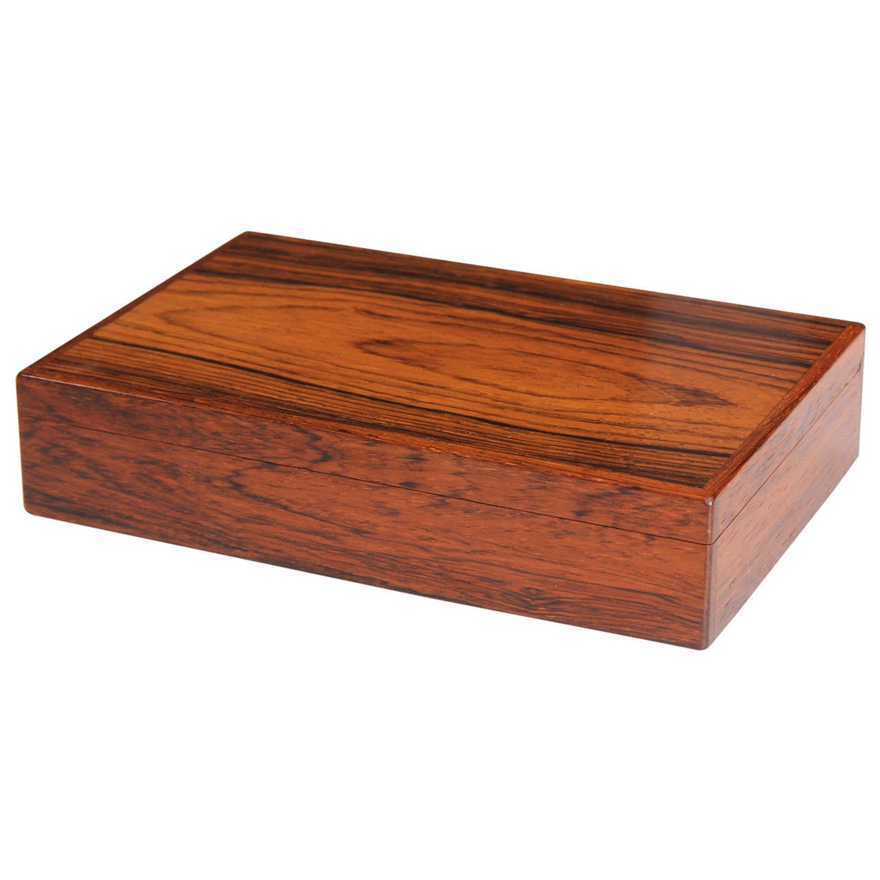 Brazilian Rosewood Box by Alfred Klitgaard For Sale at 1stdibs