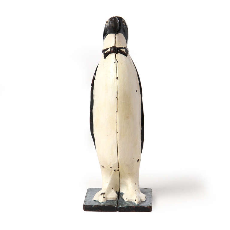 Cast Iron Doorstop Penguin For Sale at 1stDibs | iron penguin, penguin ...