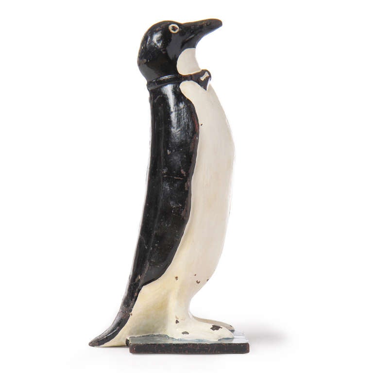 Cast Iron Doorstop Penguin For Sale at 1stDibs | iron penguin, penguin ...