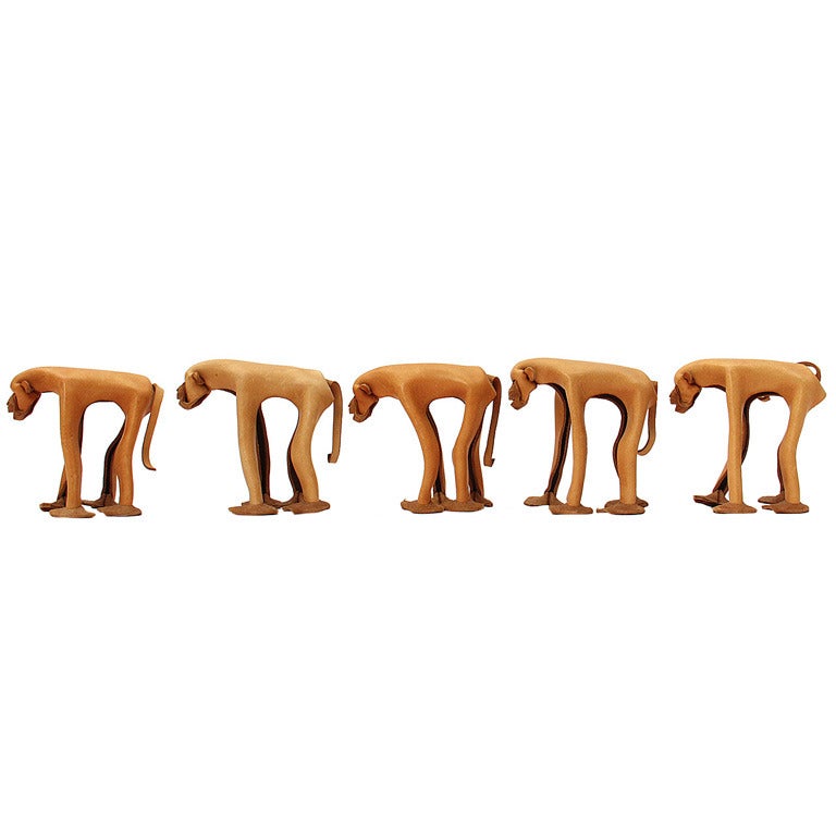 Leather Monkey by Deru For Sale at 1stDibs