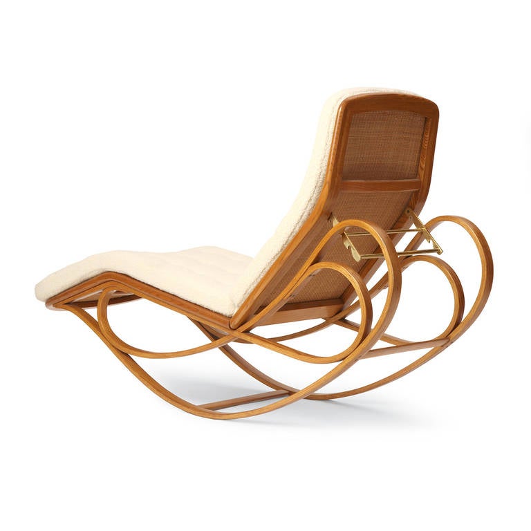 Rocking Chaise Longue by Edward Wormley For Sale at 1stDibs