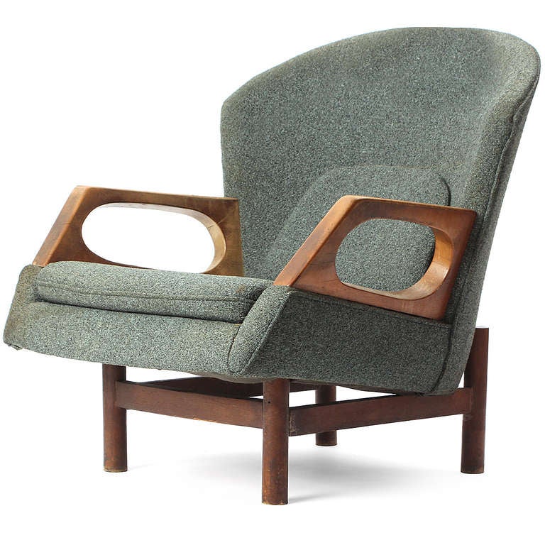 Sculptural Lounge Chair at 1stDibs