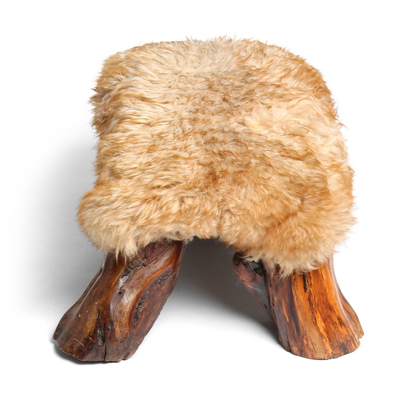 Redwood Burl Stool For Sale at 1stDibs