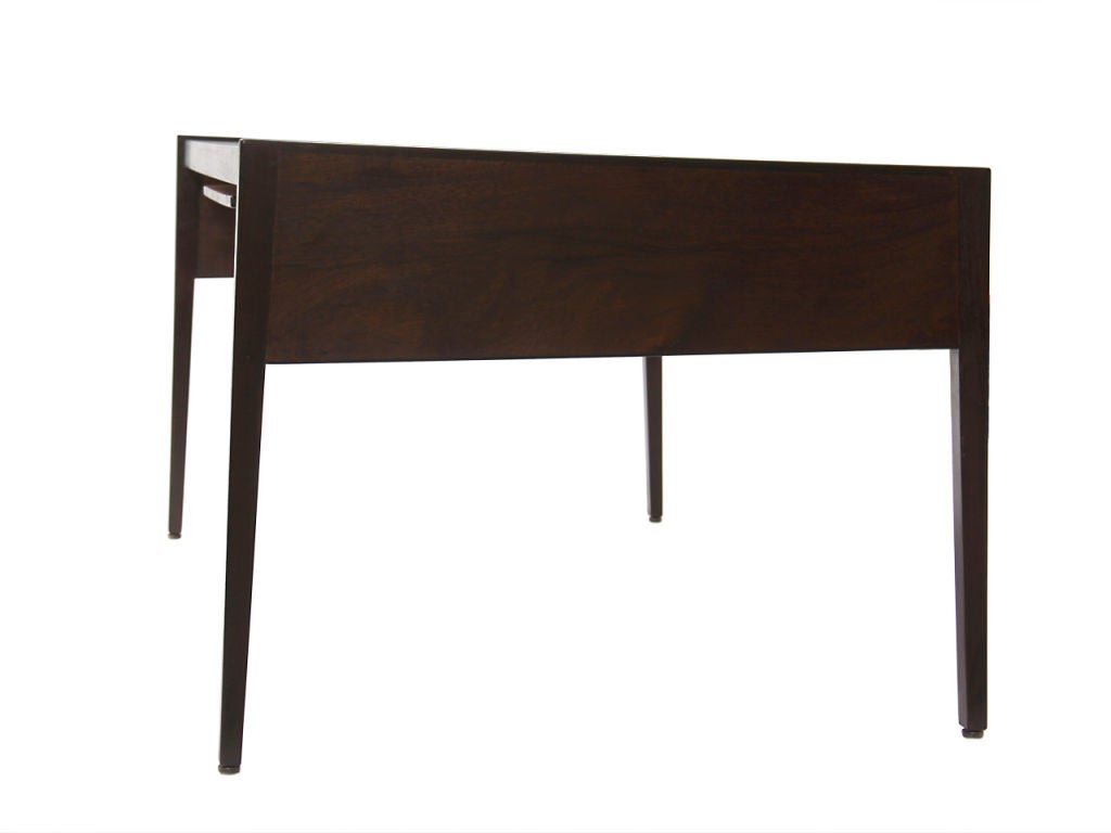 slanted executive desk by Jens Risom at 1stDibs