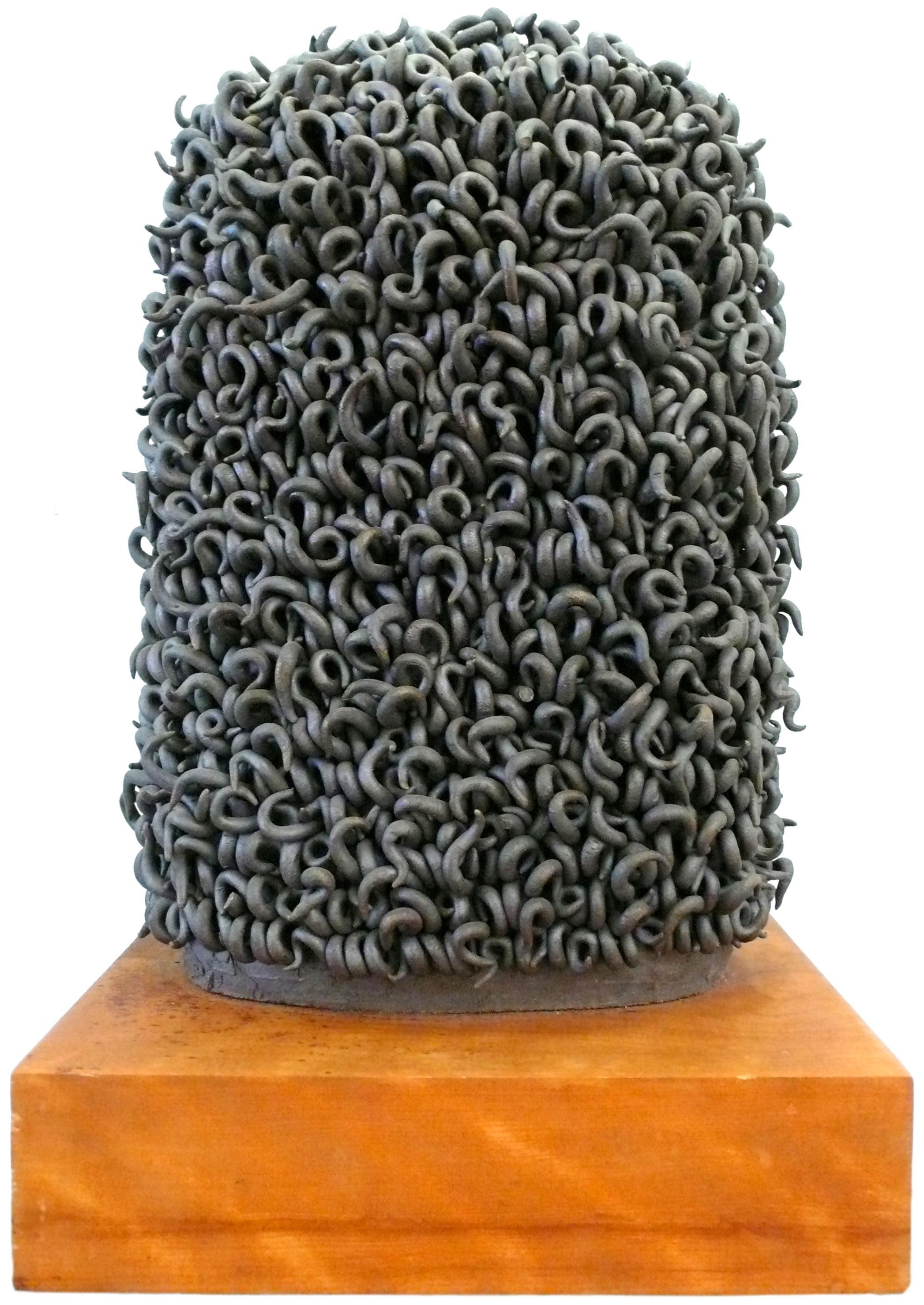 Magnificent Surrealist Clay Sculpture by R. Rosenthal For Sale at 1stDibs