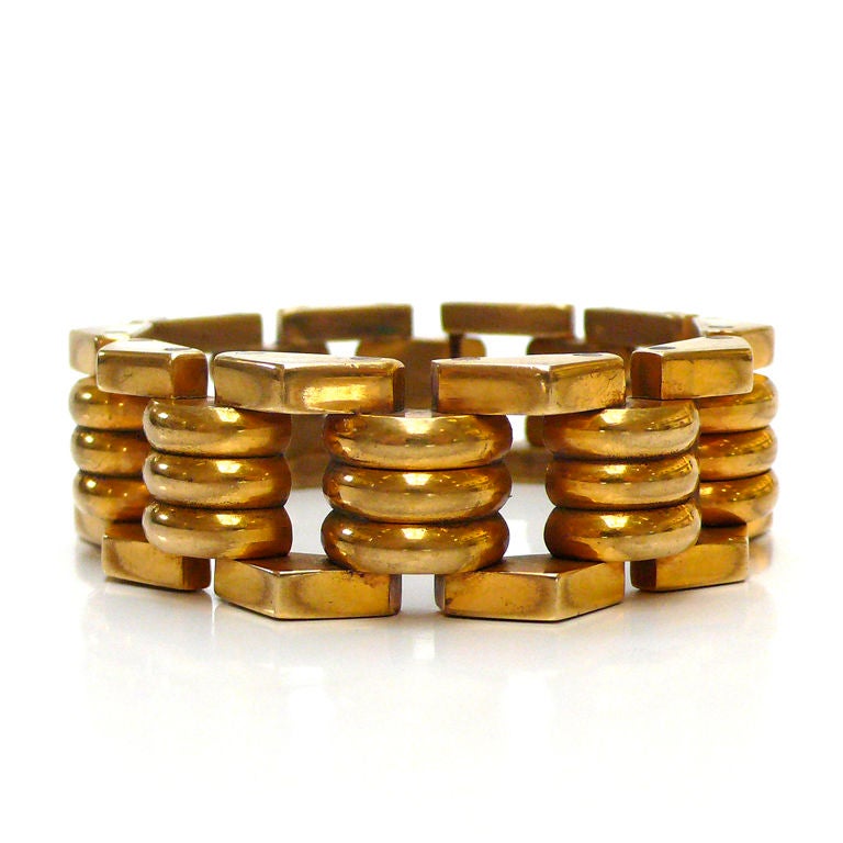 French Modernist Geometric Bracelet at 1stDibs