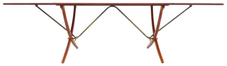 Iconic Drop Leaf Scissor-Leg Table by Hans Wegner at 1stDibs | scissor ...