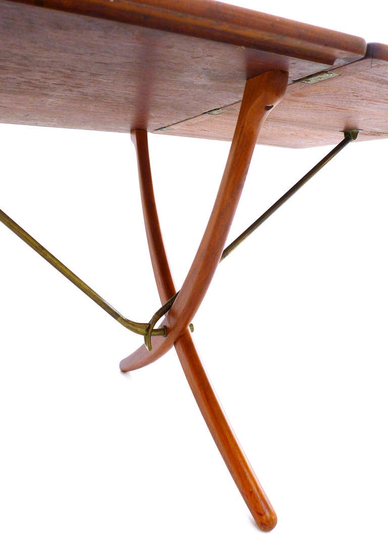 Iconic Drop Leaf Scissor-Leg Table by Hans Wegner at 1stDibs | scissor ...