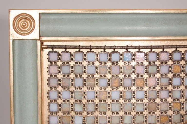 Framed Tiffany Studios Chainmail Mesh Panel at 1stDibs