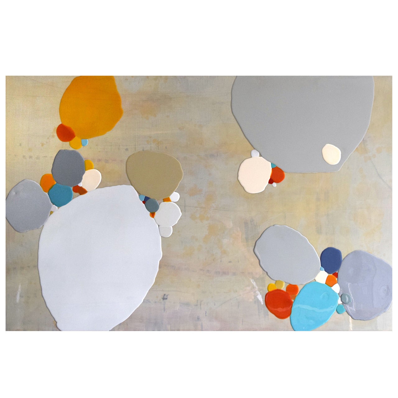 "Transition 14" an Original Resin Painting by American, Artist Ken ...