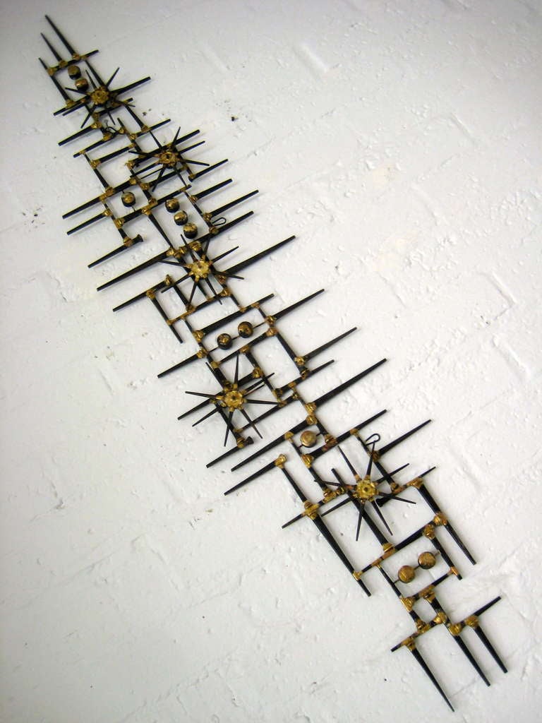 A Bewitching Mid Century Retro Wall Sculpture by American Artist Del ...