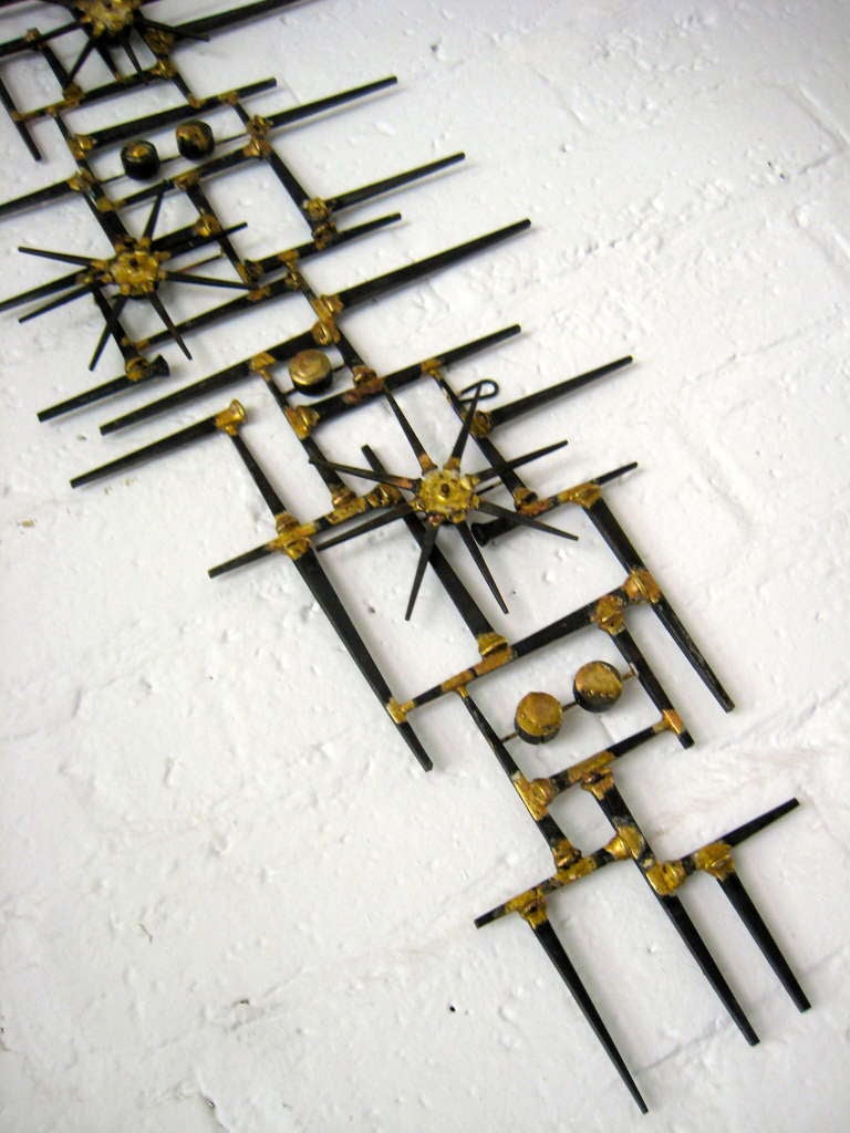 A Bewitching Mid Century Retro Wall Sculpture by American Artist Del ...