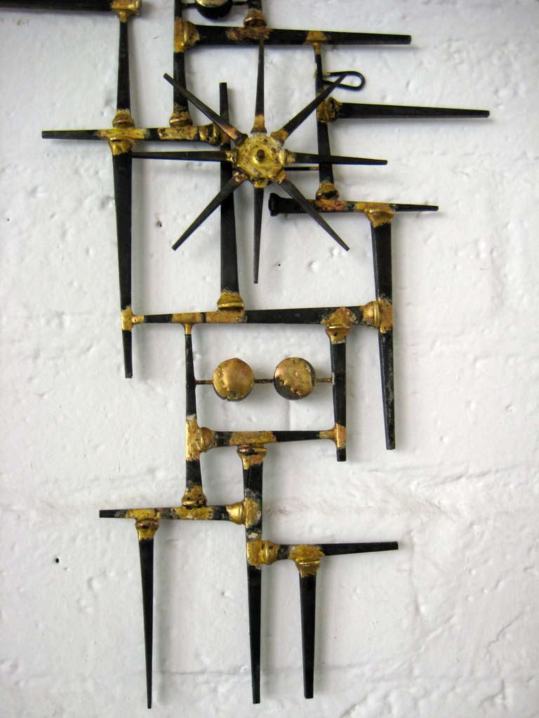 A Bewitching Mid Century Retro Wall Sculpture by American Artist Del ...