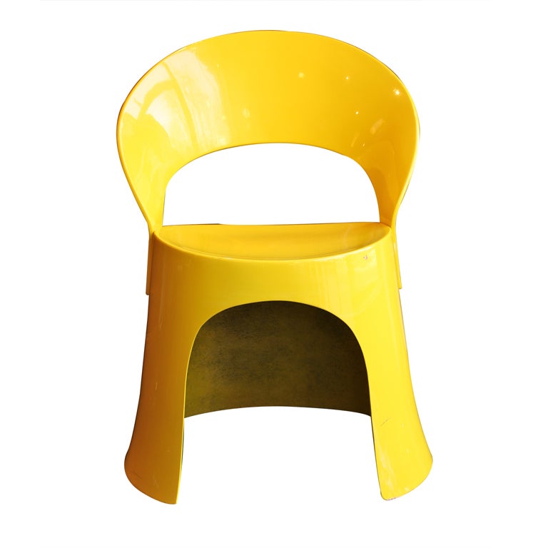 Early Nanna Ditzel Fibreglass Chair at 1stDibs