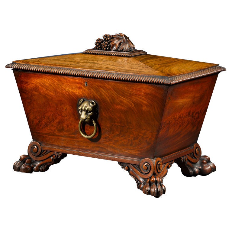Regency Mahogany Wine Cellarette at 1stDibs