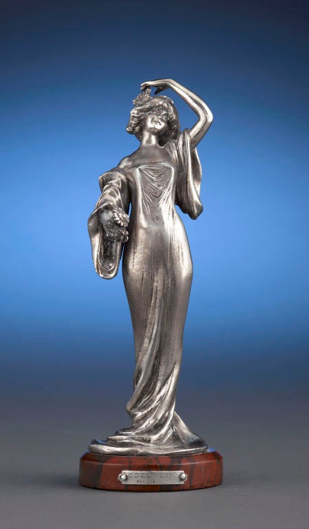 Silver Bronze Lady by Lucien Charles Edouard Alliot at 1stDibs | lucien ...