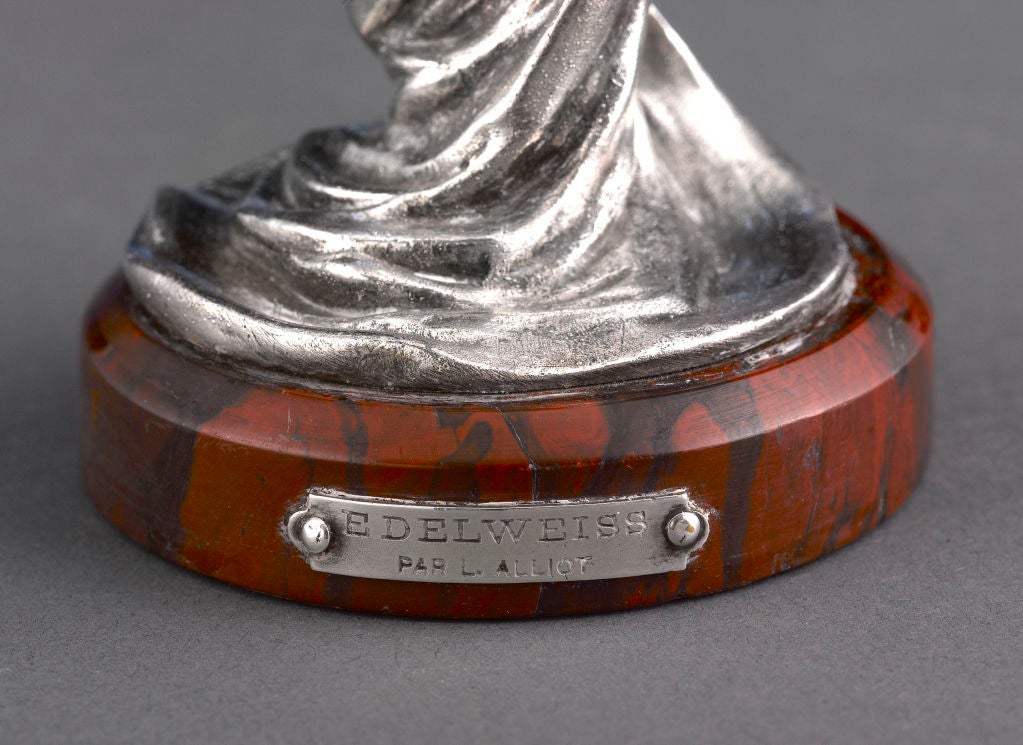 Silver Bronze Lady by Lucien Charles Edouard Alliot at 1stDibs | lucien ...