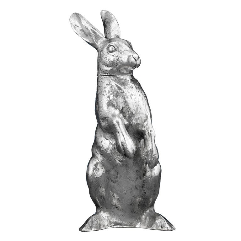 Silver Rabbit Decanter at 1stDibs