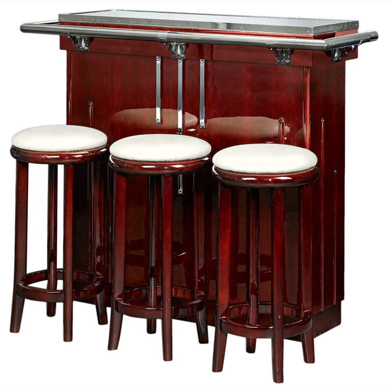 Art Deco Bar Set at 1stDibs