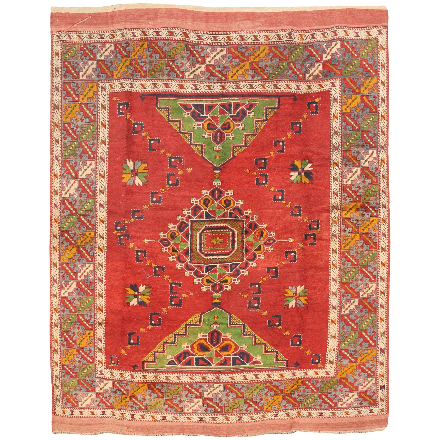 Antique Turkish Bergama Rug For Sale at 1stDibs