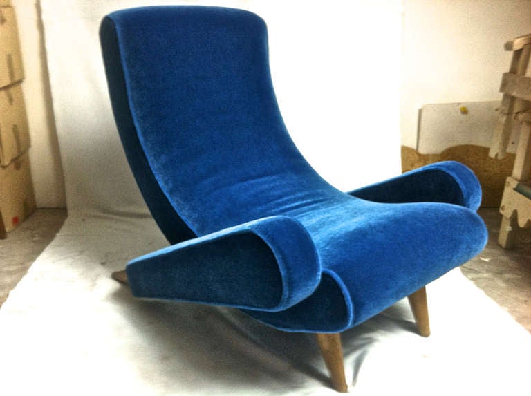Jean Royere documented and never seen pair of exceptional chairs at 1stDibs