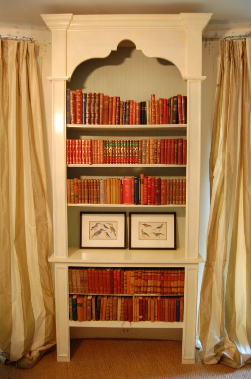 Pair Custom Bookcases at 1stDibs
