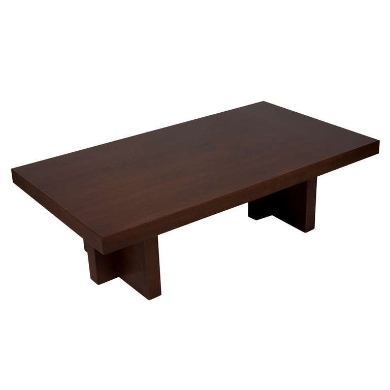 Cruciform Base Coffee Table at 1stDibs