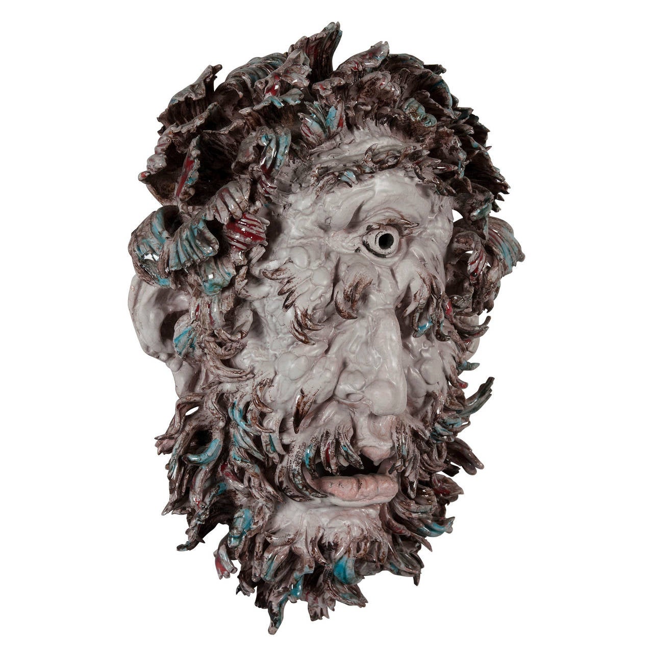 Cyclops Ceramic Wall Sculpture by Pattarino at 1stDibs