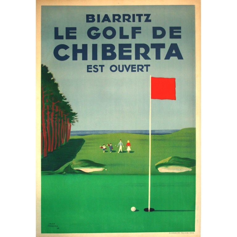 Vintage Golf Posters - 57 For Sale on 1stDibs | original vintage golf ...