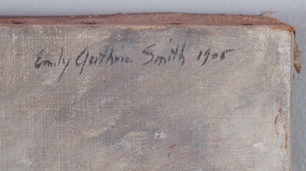 Sensitive Male Portrait by Listed Artist Emily Guthrie Smith at 1stDibs