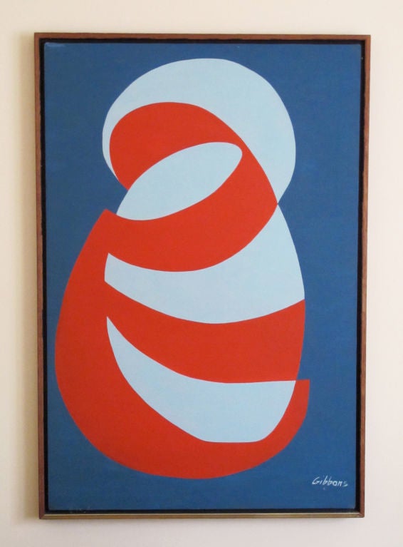 1967 Abstract Painting #6 by New York Artist Margarita Gibbons at 1stDibs