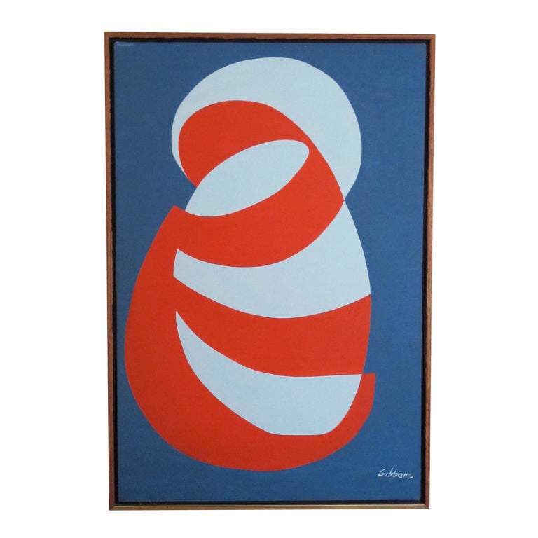 1967 Abstract Painting #6 by New York Artist Margarita Gibbons at 1stDibs
