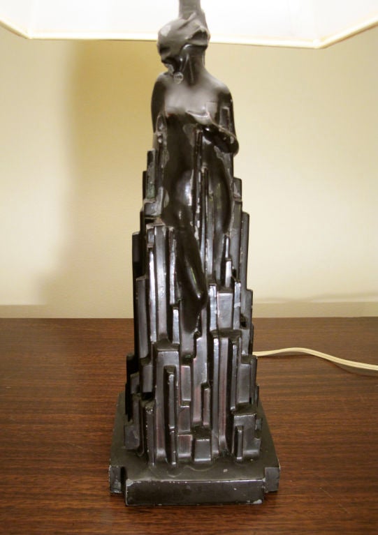 1928 Rare Spirit of Modernism Frankart Table Lamp For Sale at 1stDibs ...