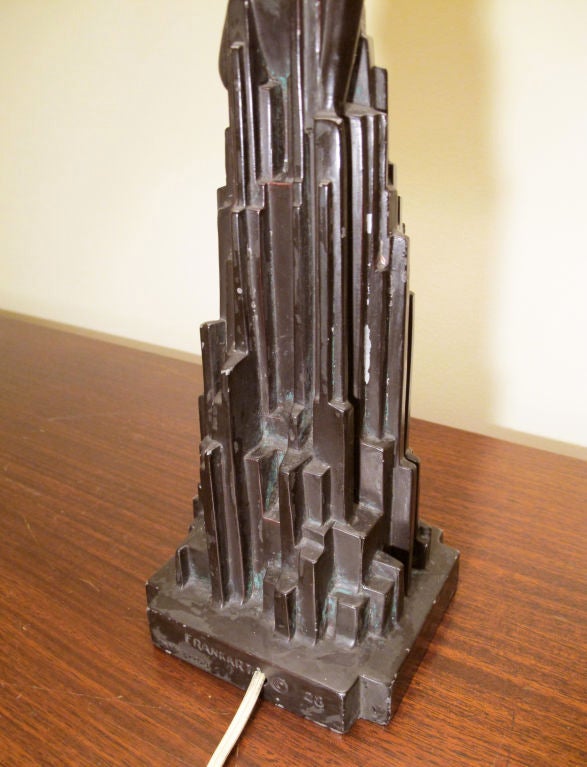 1928 Rare Spirit of Modernism Frankart Table Lamp For Sale at 1stDibs ...
