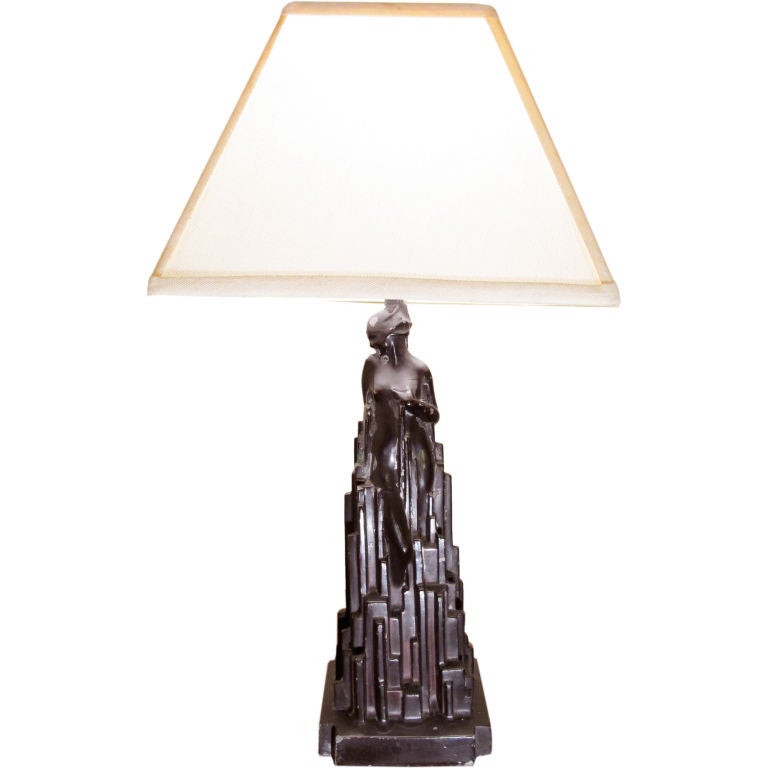 1928 Rare Spirit of Modernism Frankart Table Lamp For Sale at 1stDibs ...