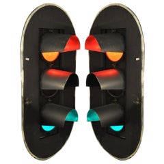 Huge Pair Of Traffic Light Floor Lamps at 1stDibs