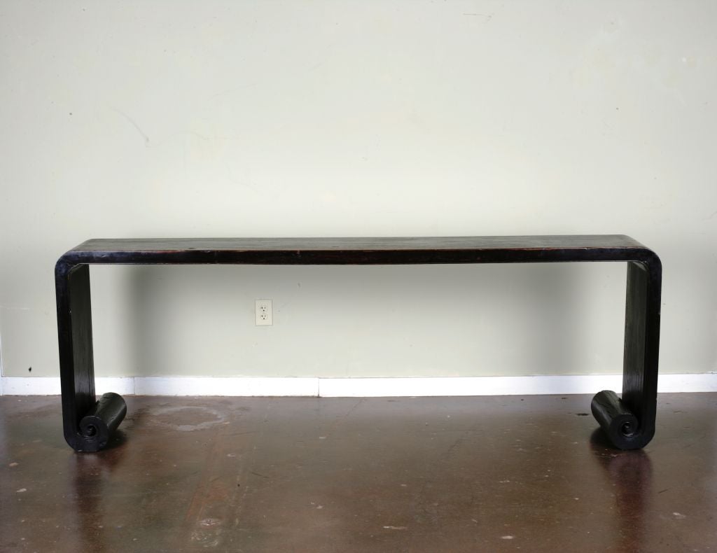 A Chinese Scroll Legged Altar or Console Table at 1stDibs | chinese ...