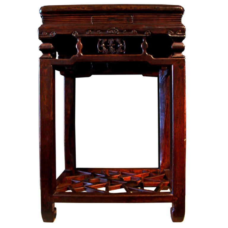 A Chinese Rosewood Tea or Incense Table at 1stDibs