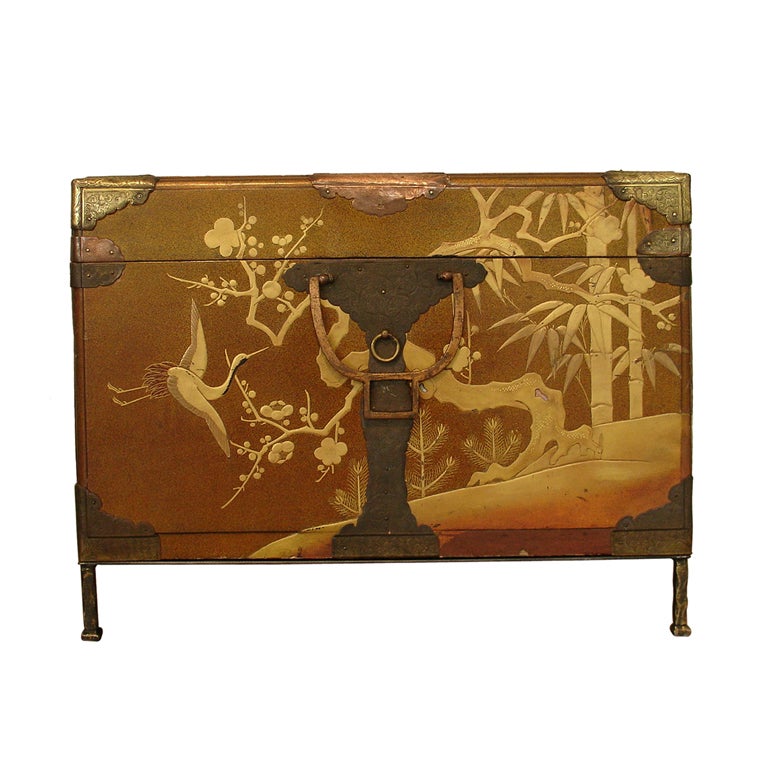 Japanese Lacquer Chest at 1stDibs