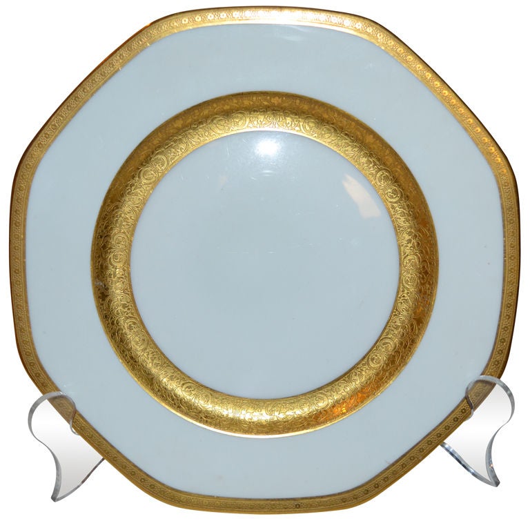 octagonal dinner plates at 1stDibs