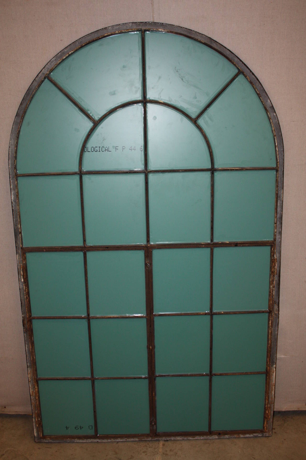 Industrial Iron Window Frame Mirror at 1stDibs | industrial window ...