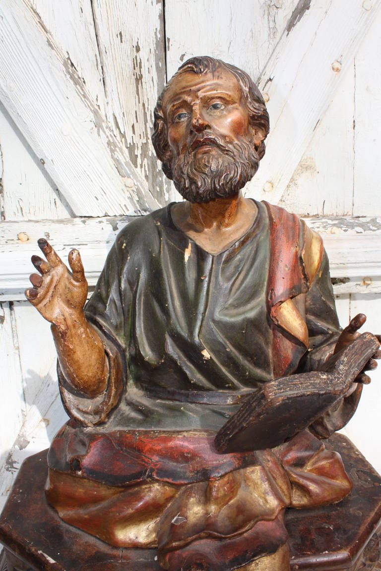 18th Century Italian Religious Statue at 1stDibs