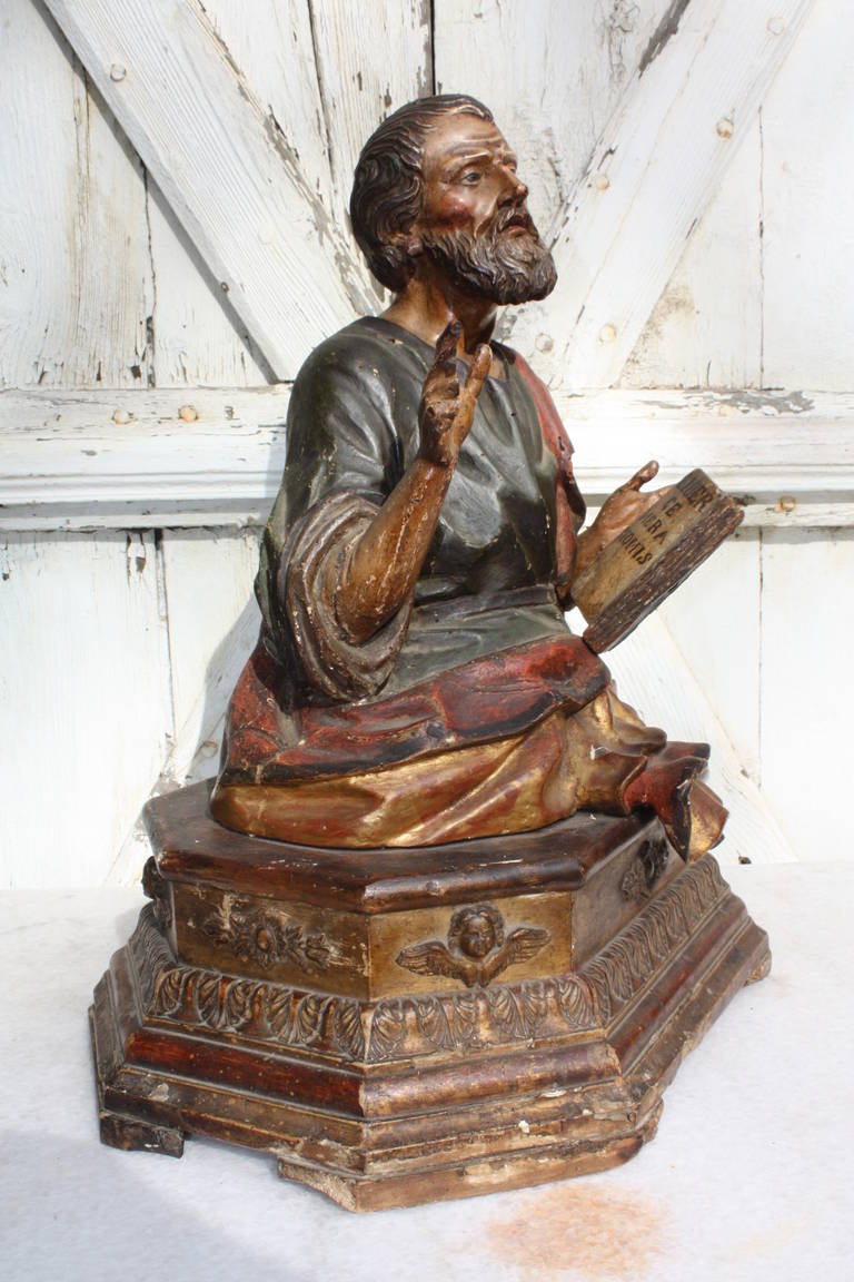 18th Century Italian Religious Statue at 1stDibs