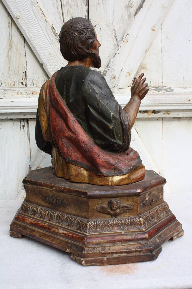 18th Century Italian Religious Statue at 1stDibs