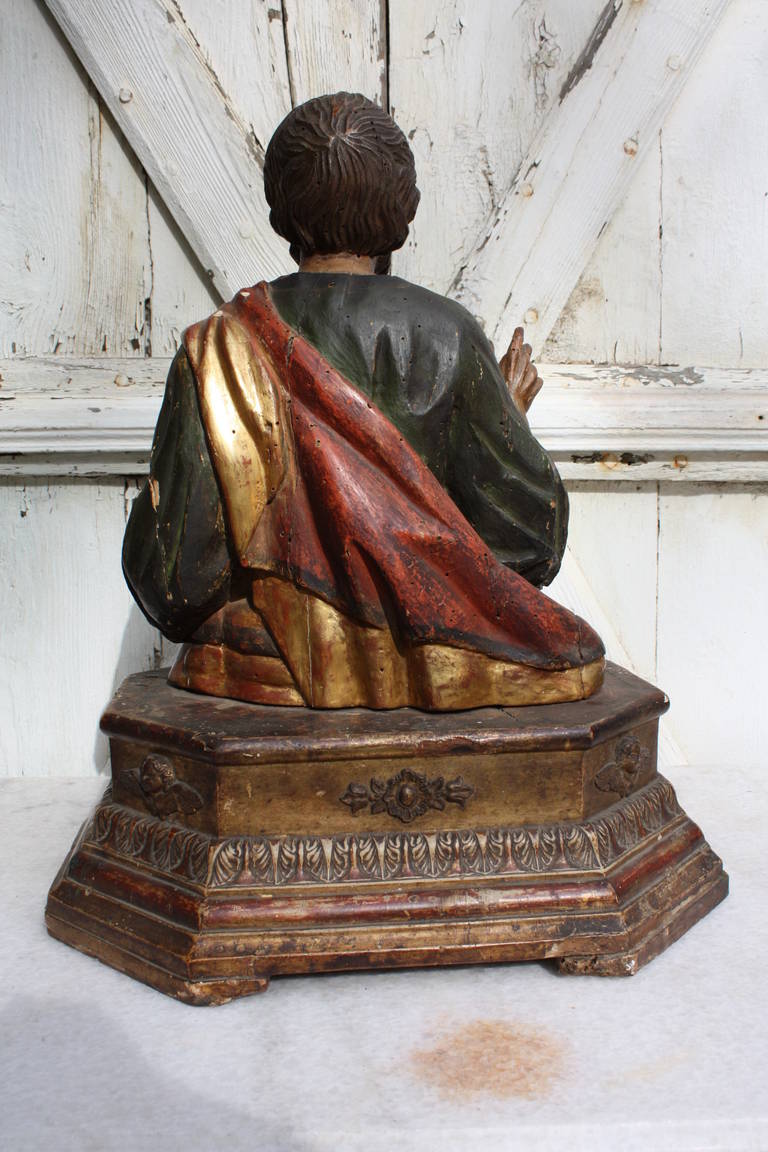 18th Century Italian Religious Statue at 1stDibs