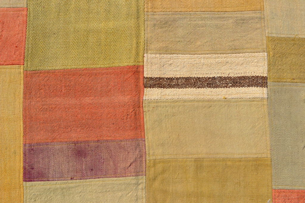 Vintage Patchwork Rug For Sale at 1stDibs