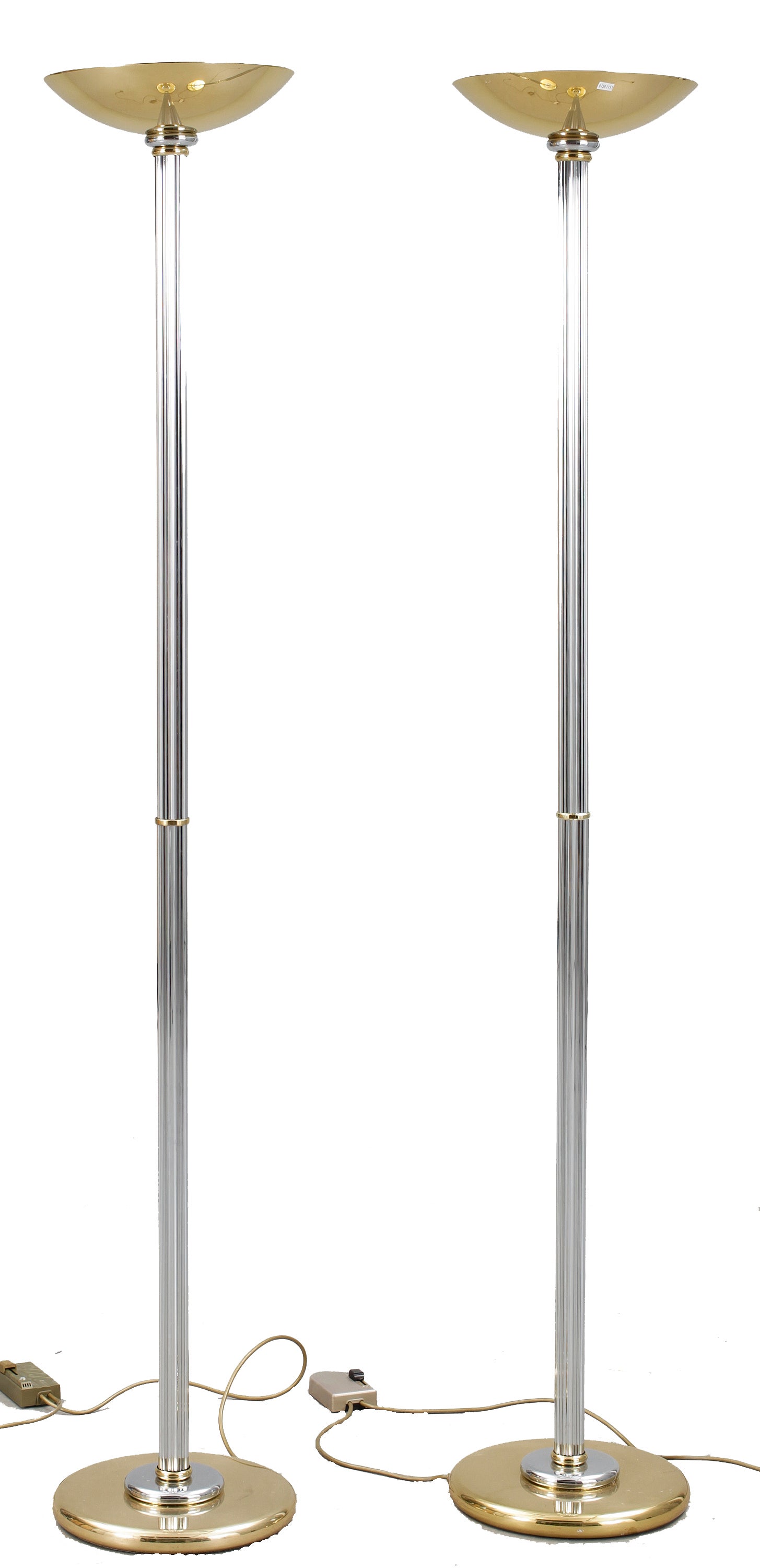 A Pair of French Modernist Uplighters Circa 1970's at 1stDibs