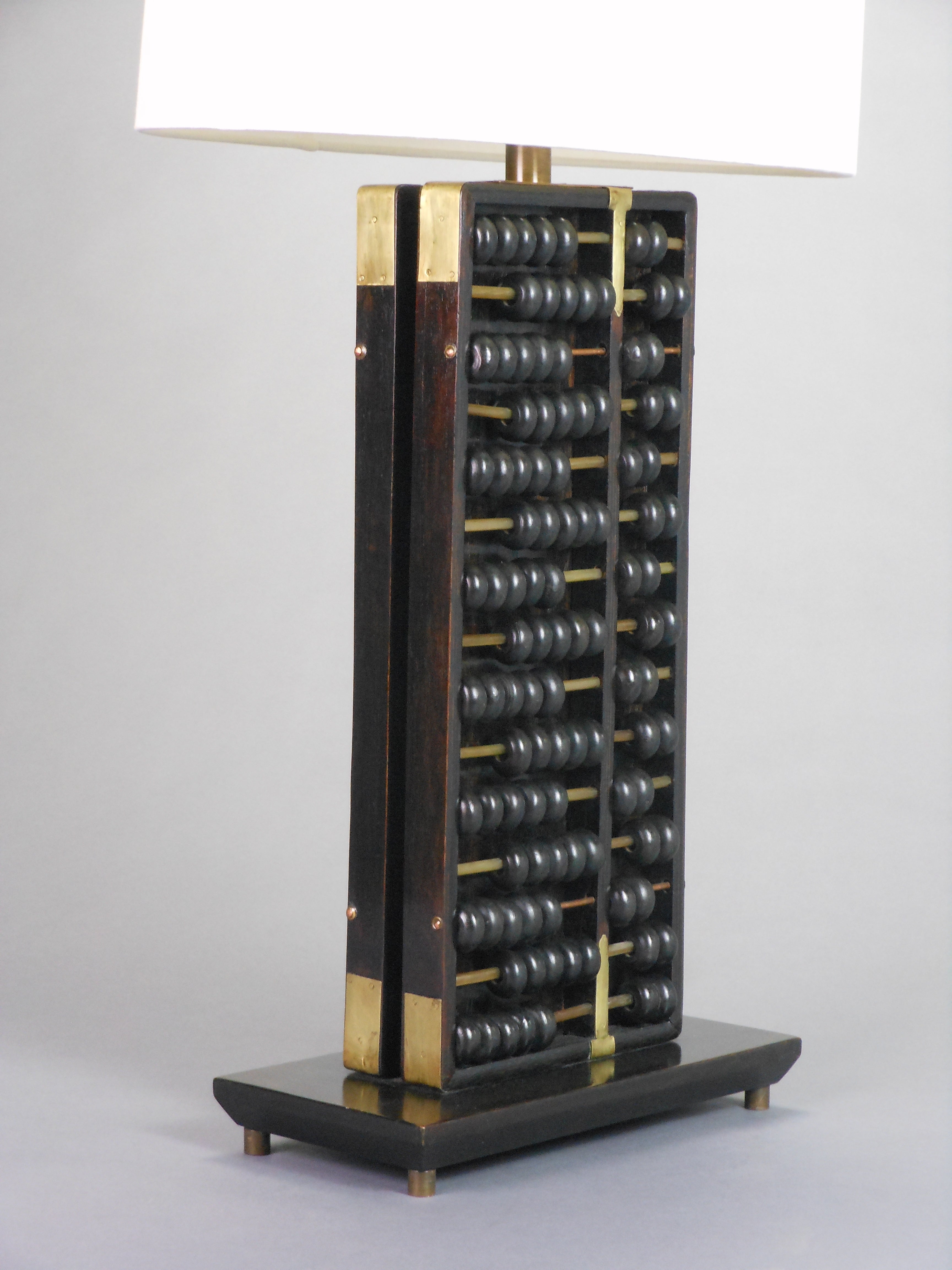 Chinese Abacus Lamp For Sale at 1stDibs