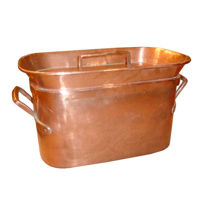 Antique French Copper Daubiere at 1stDibs