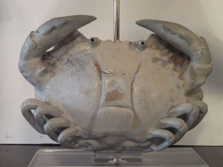 Ceramic Crab Table Lamp at 1stDibs